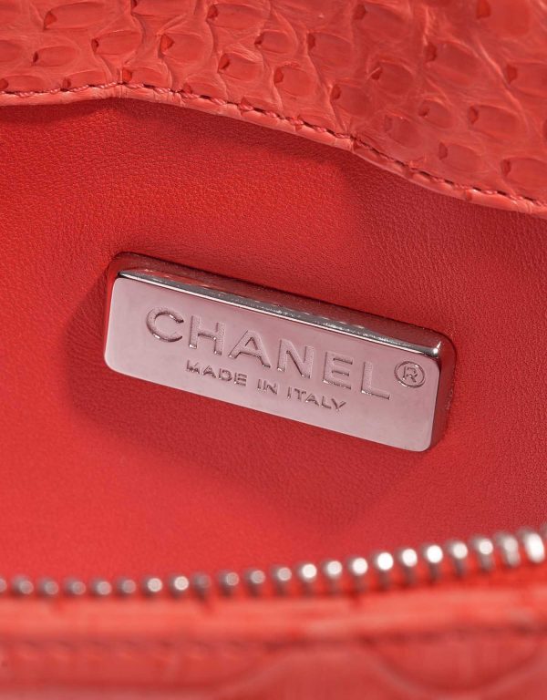 Chanel Clutch Python Coral | SACLÀB