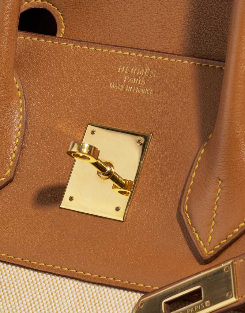 Hermès Birkin 35 Gulliver / Toile H Gold / Beige | SACLÀB