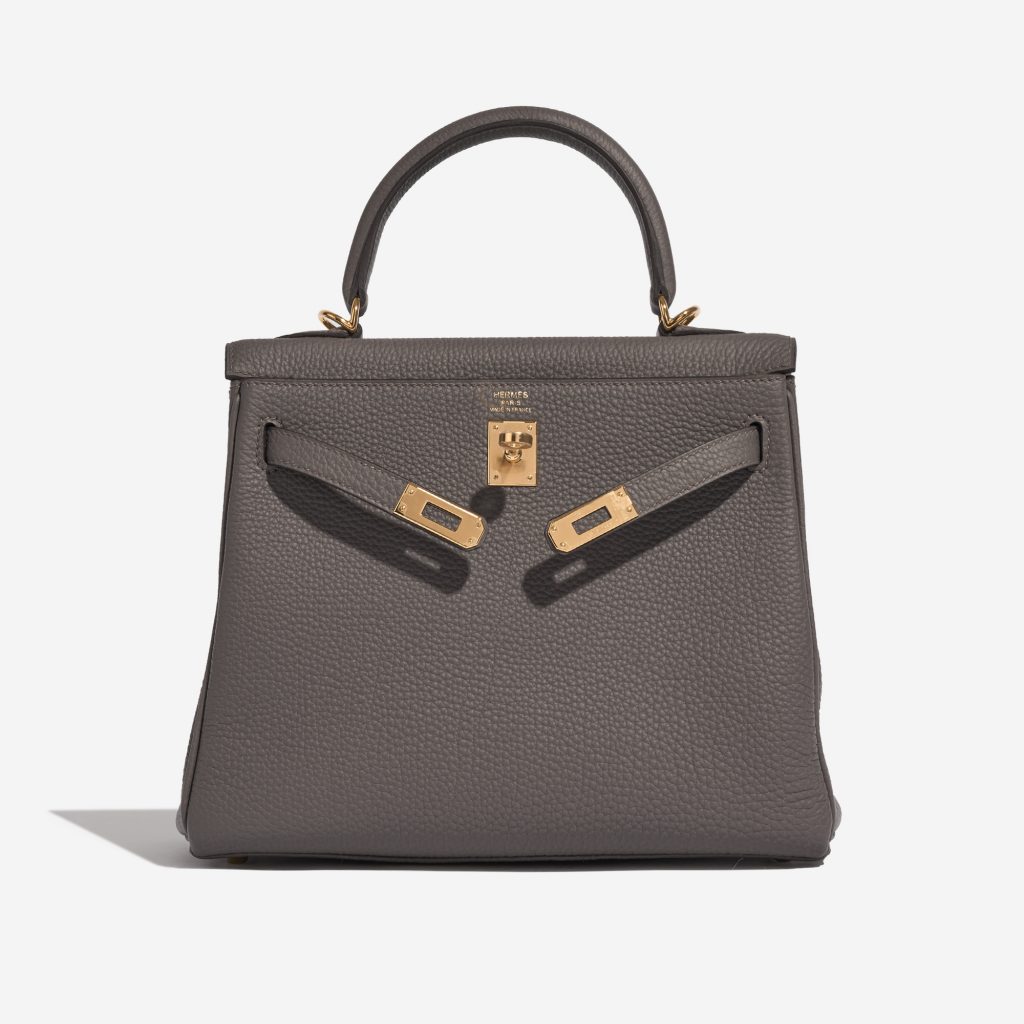 Hermès Kelly 25 Togo Gris Étain | SACLÀB