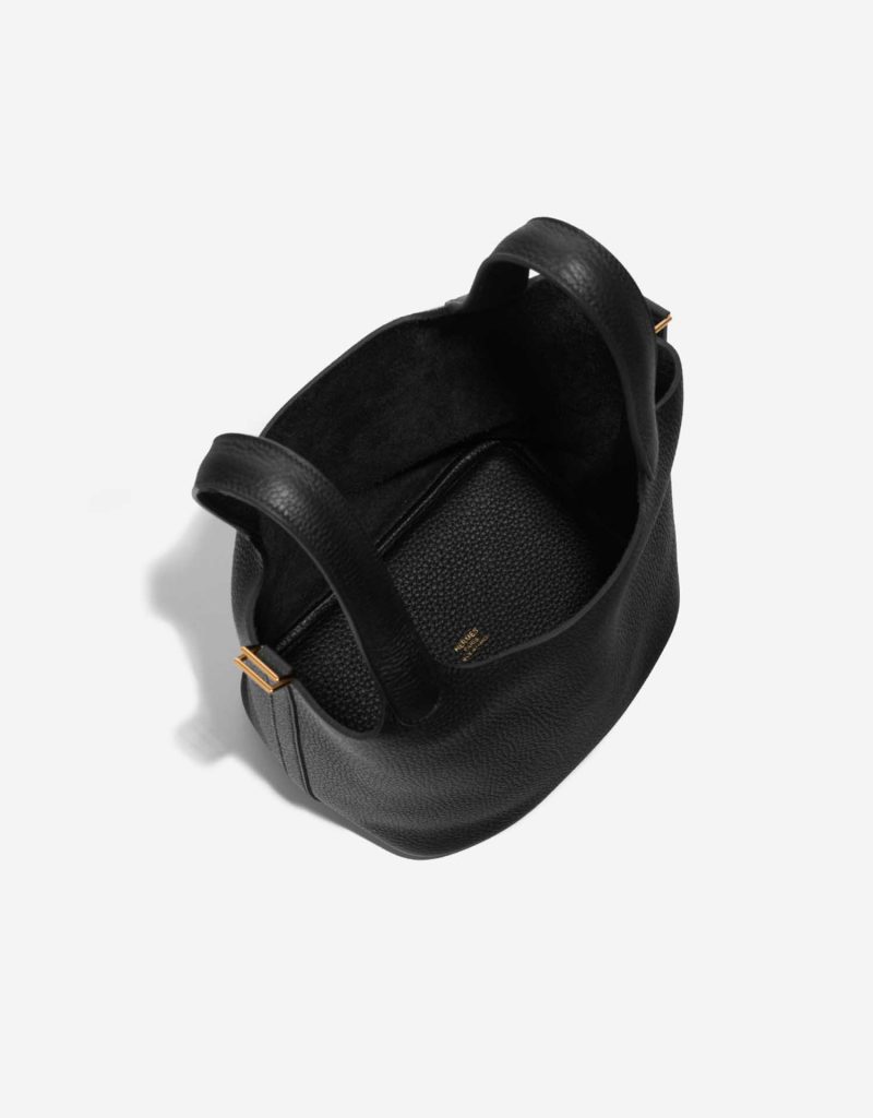 Hermès Picotin 18 Taurillon Clemence Black | SACLÀB
