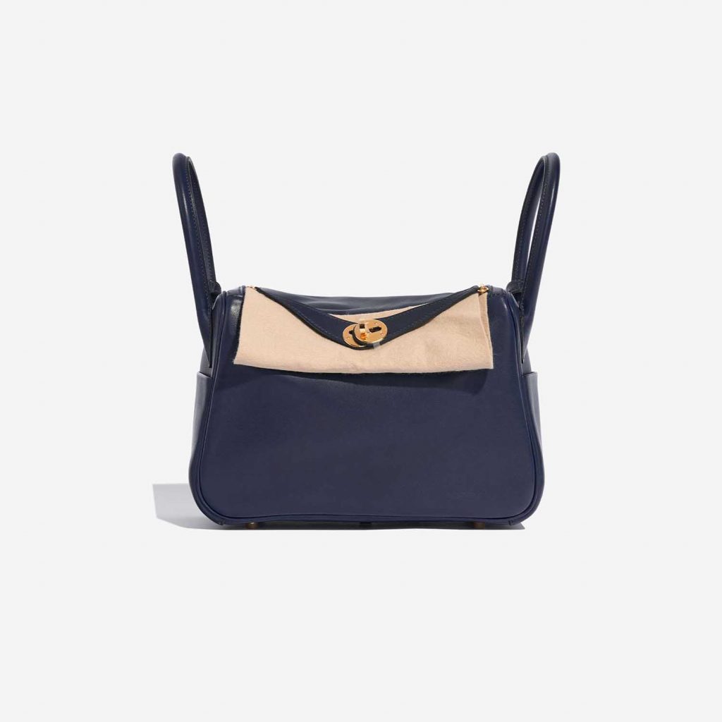Hermès Lindy Touch 26 Veau Volupto / Crocodile Niloticus Blue Nuit ...