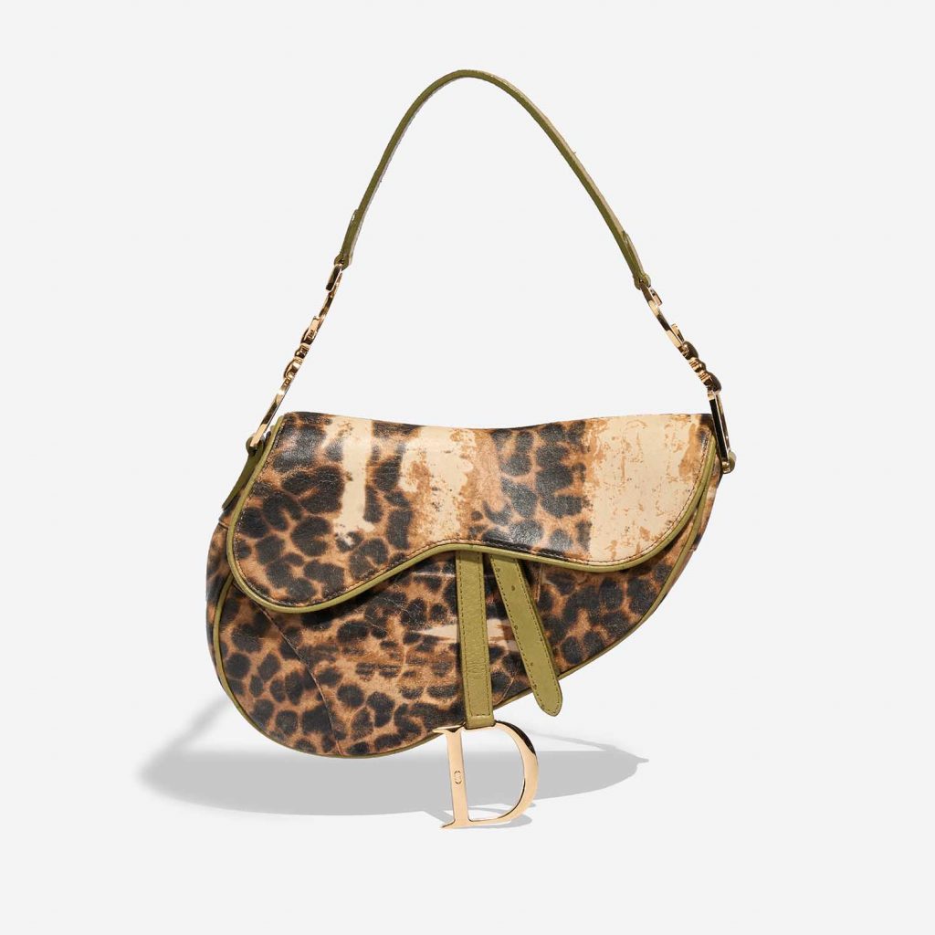 Dior Saddle Calf Leopard Print | SACLÀB
