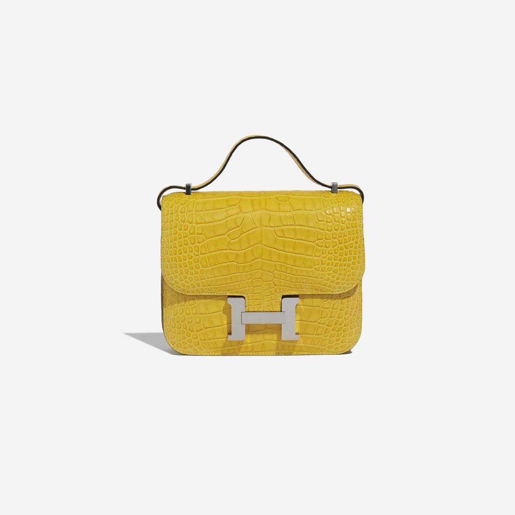 Hermès Constance 18 Matte Alligator Mimosa | SACLÀB