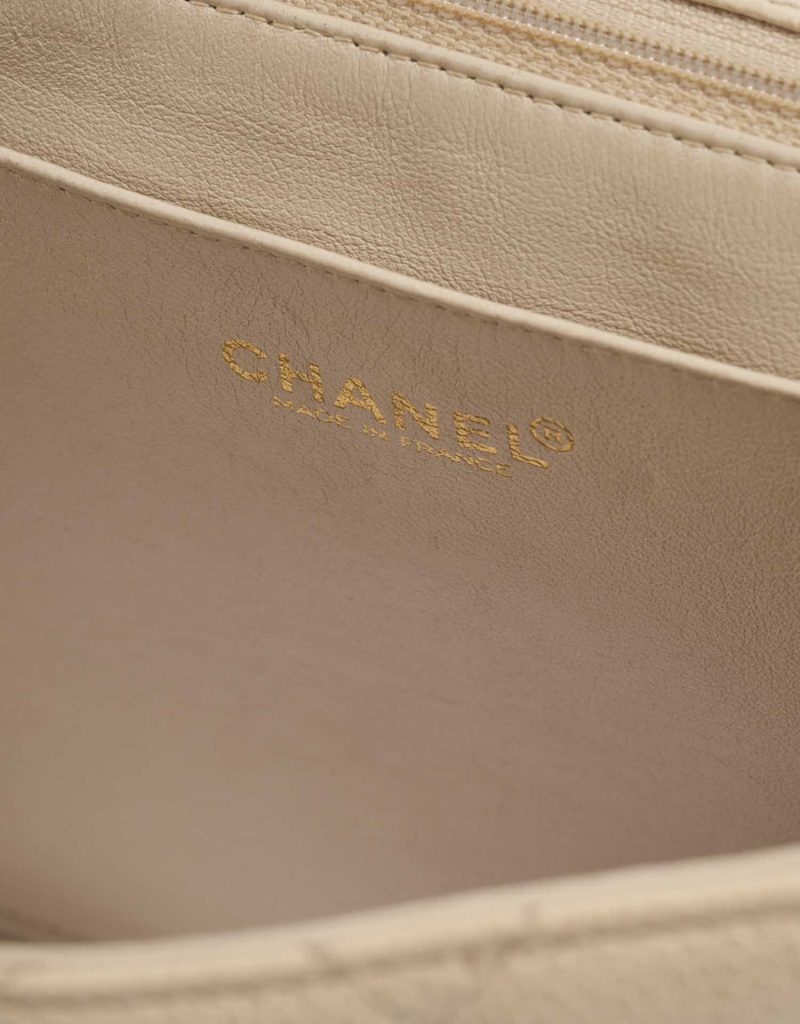 Chanel Timeless Jumbo Caviar Beige | SACLÀB