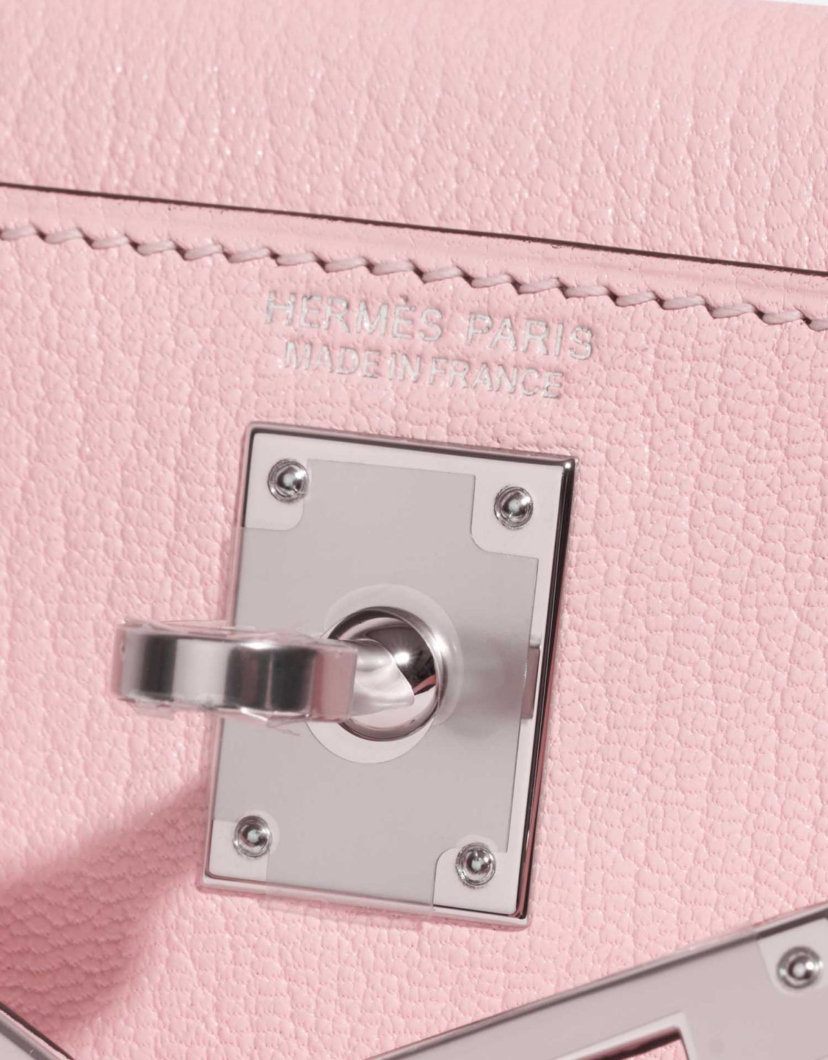 Hermès Kelly Mini Chèvre Mysore Rose Sakura | SACLÀB