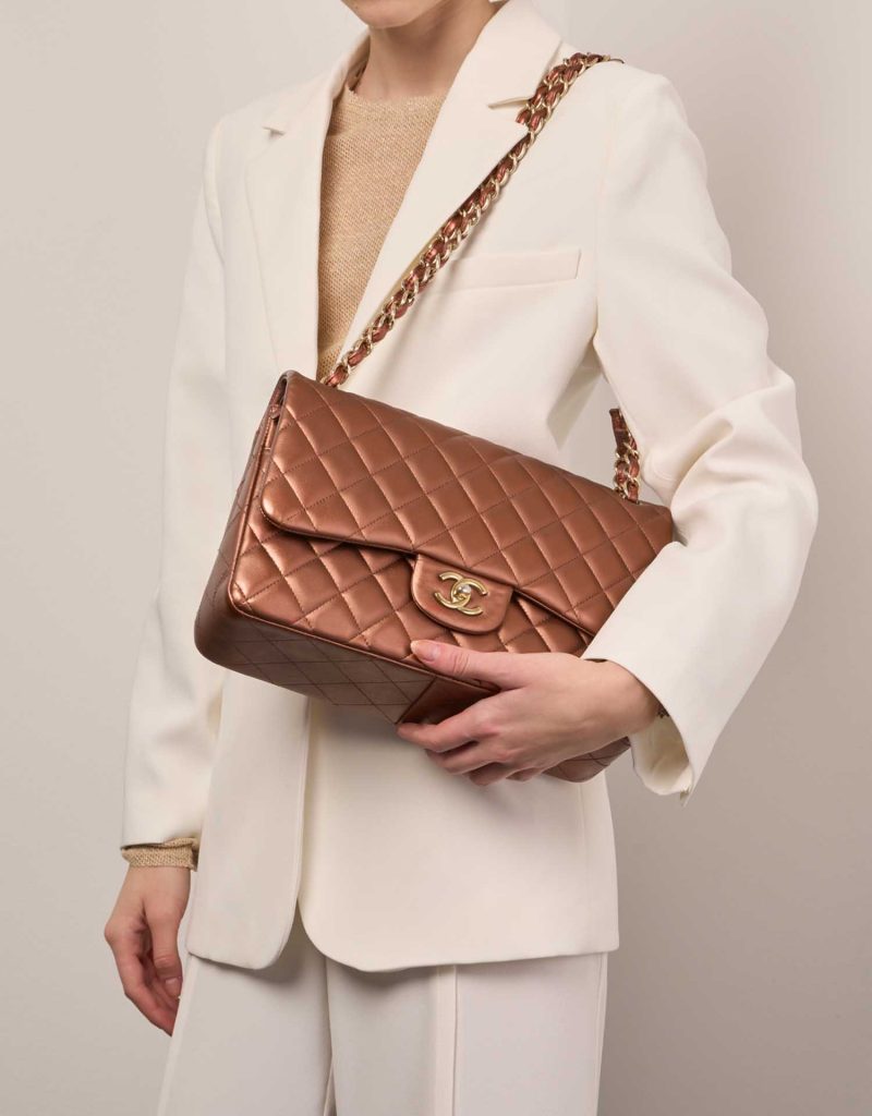 Chanel Timeless Jumbo Lamb Copper | SACLÀB