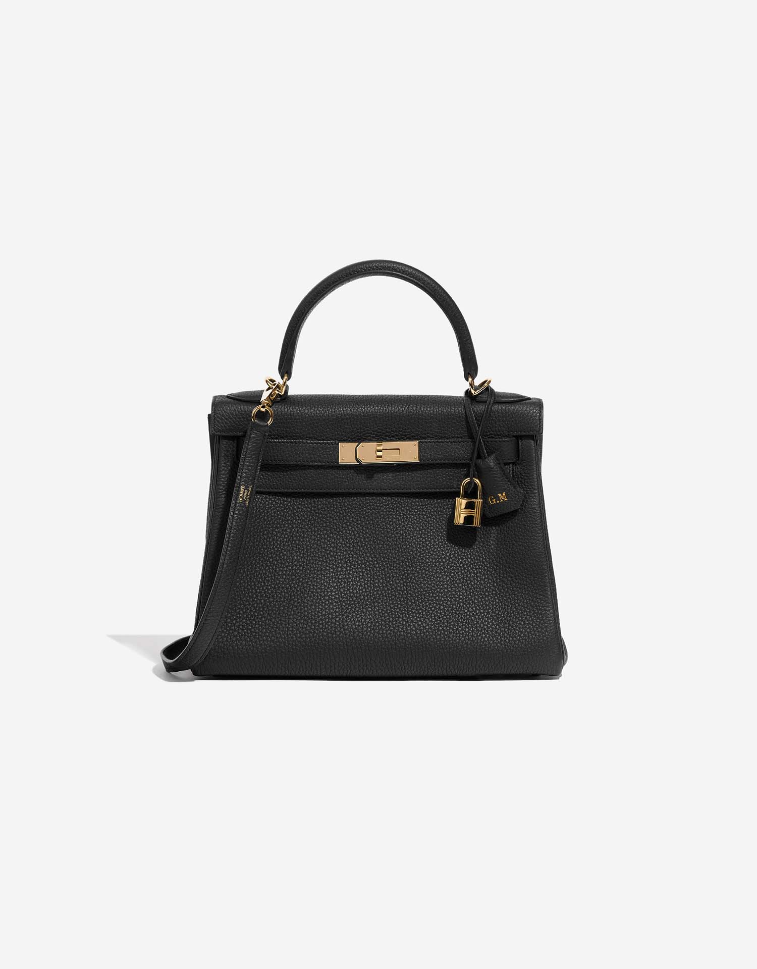 Herm s Kelly HSS 28 Togo Black Trench SACL B Herm s Kelly HSS 28 Togo Black Trench SACL B
