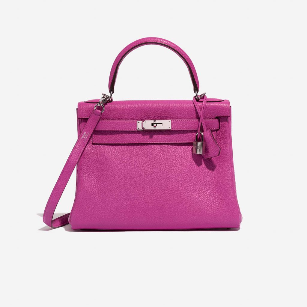 Hermès Kelly 28 Taurillon Clemence Magnolia | SACLÀB