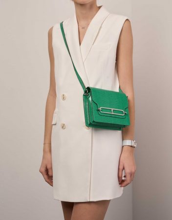 Hermès Roulis 18 Lizard Vert Menthe | SACLÀB