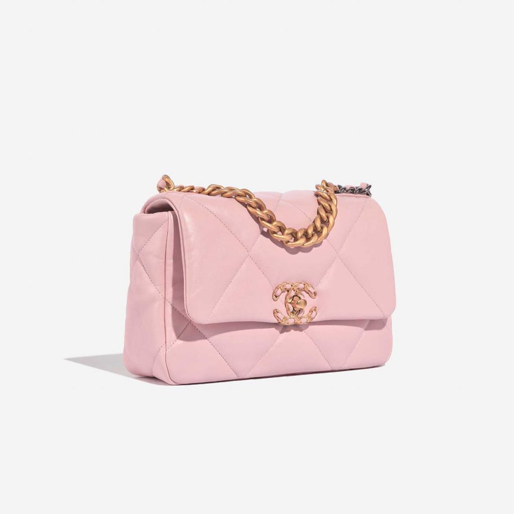 Chanel 19 Flap Bag Lamb Light Rose | SACLÀB