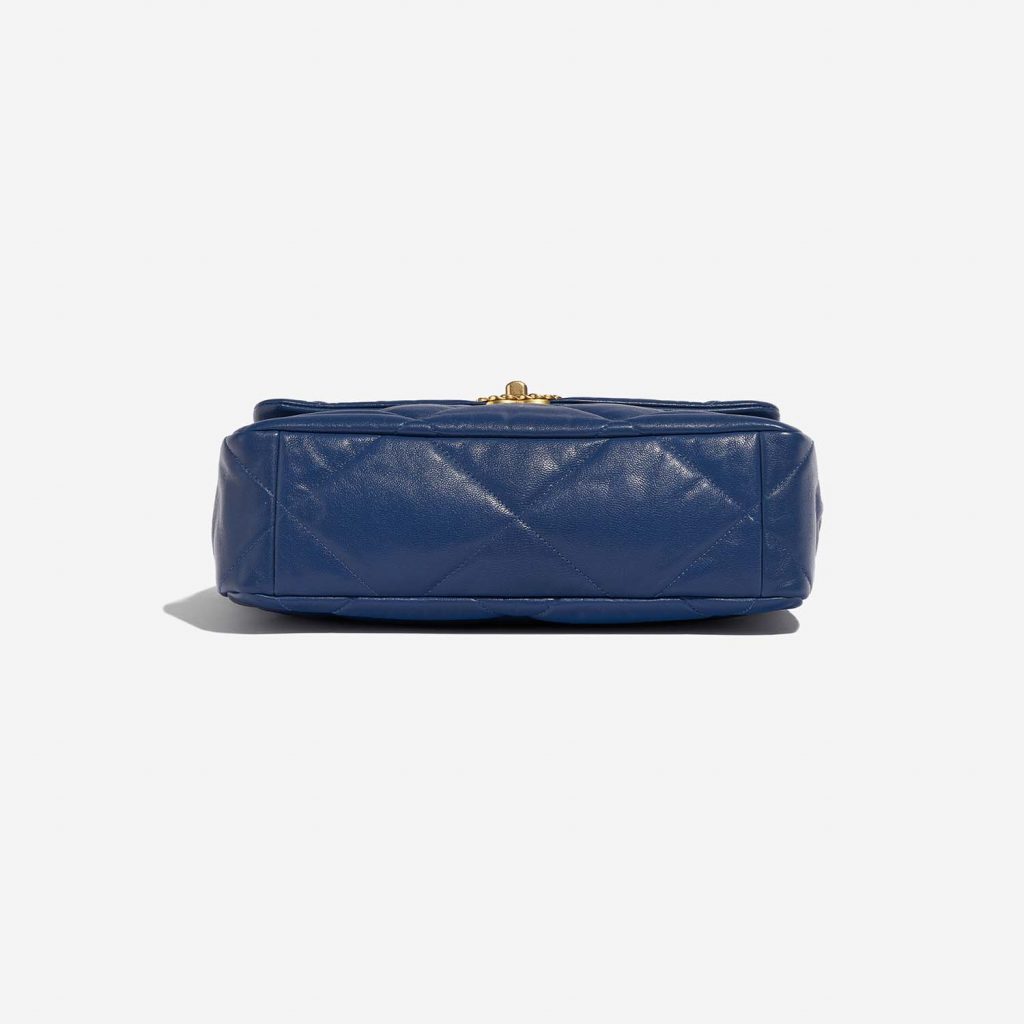 Chanel 19 Large Flap Bag Lamb Blue | SACLÀB