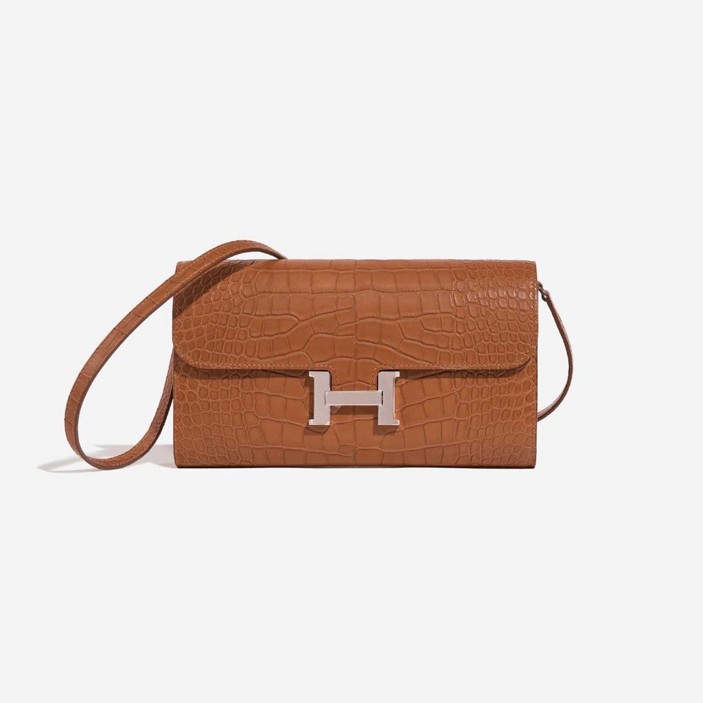 Hermès Constance To Go Matte Alligator Gold | SACLÀB