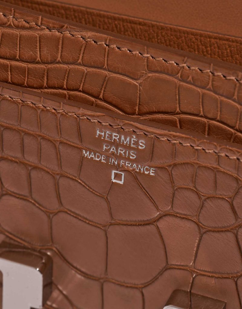 Hermès Constance To Go Matte Alligator Gold | SACLÀB