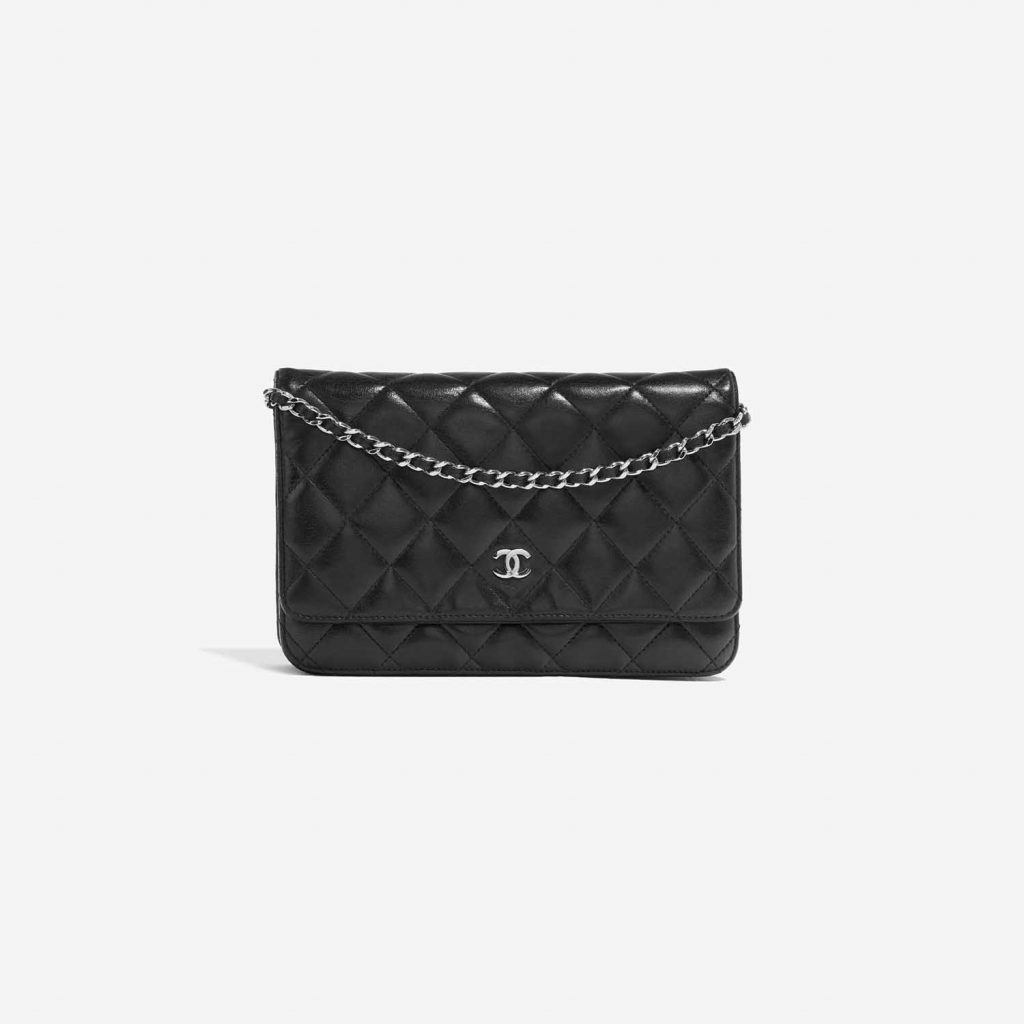 Chanel Timeless Wallet On Chain Lamb Black | SACLÀB