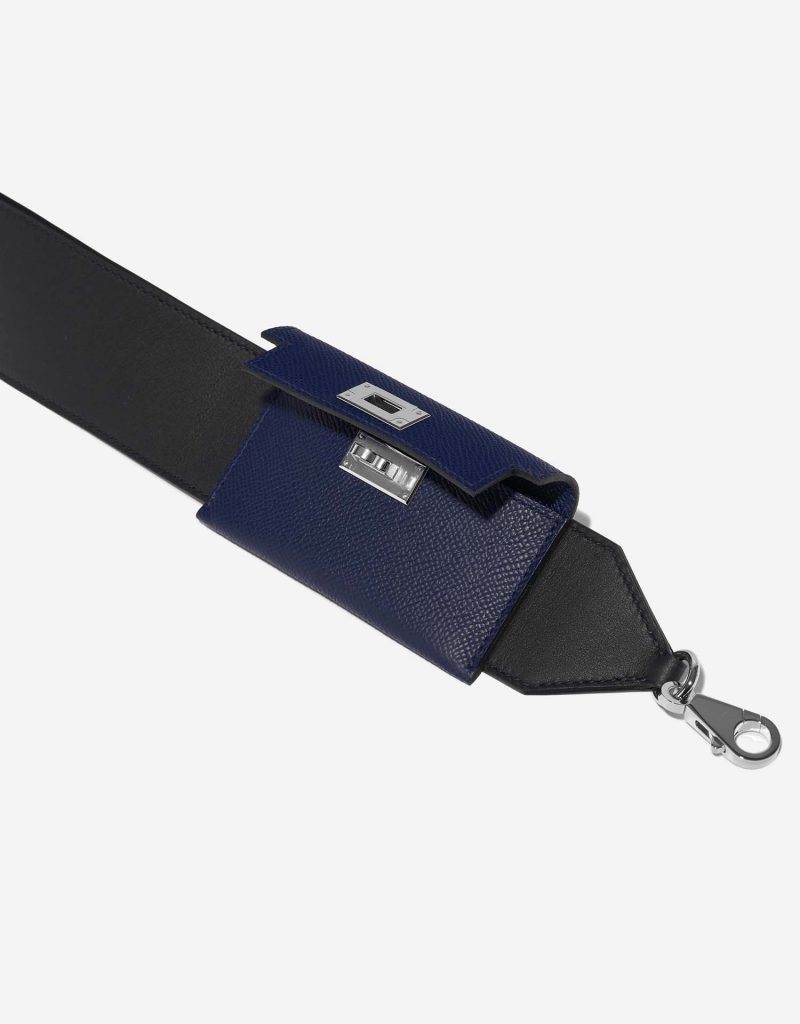 Hermès Kelly Pocket Strap Swift / Epsom Caban / Bleu Saphir | SACLÀB