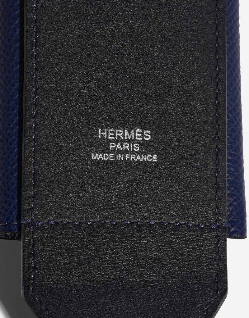 Hermès Kelly Pocket Strap Swift / Epsom Caban / Bleu Saphir | SACLÀB
