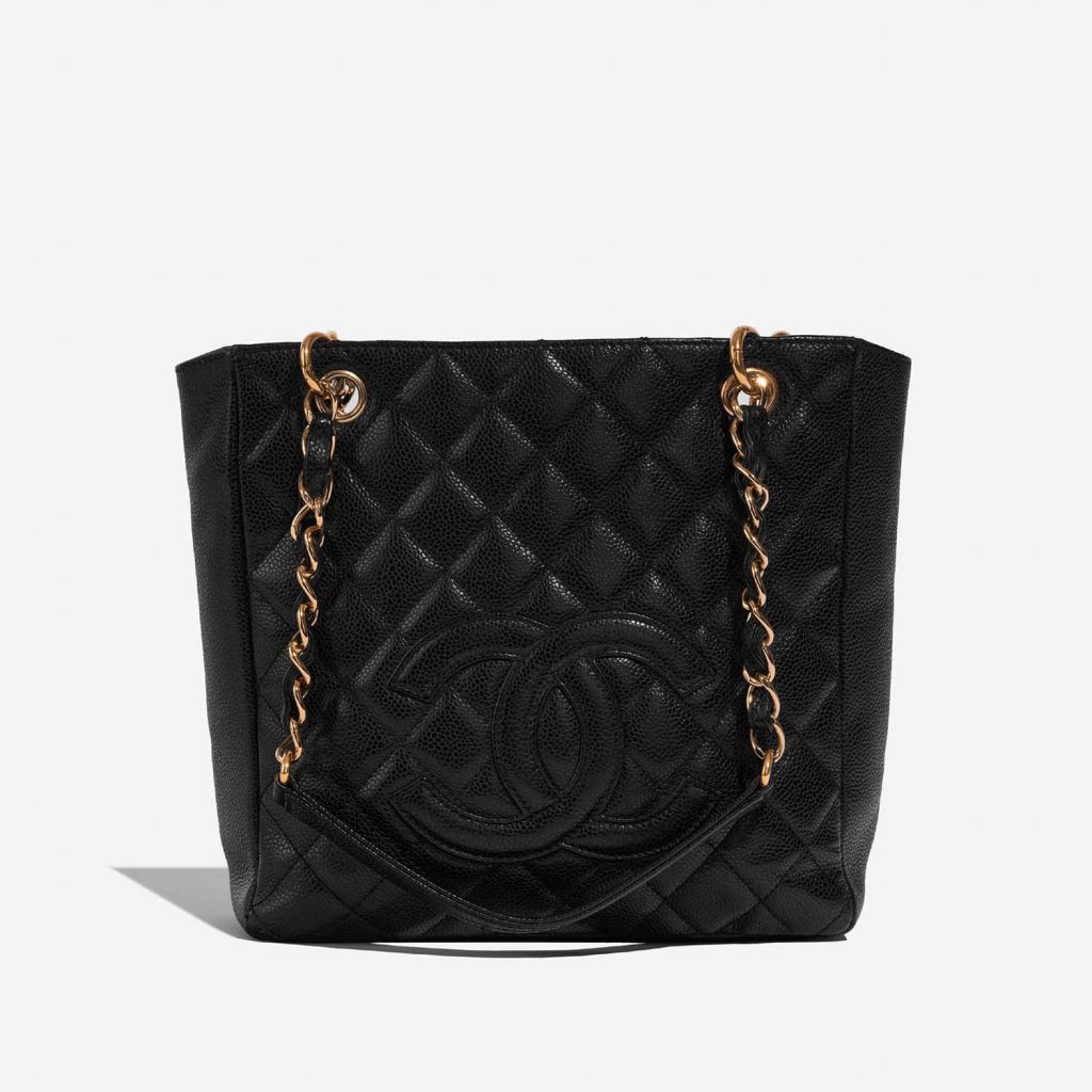 Chanel Shopping Tote PST Caviar Black | SACLÀB