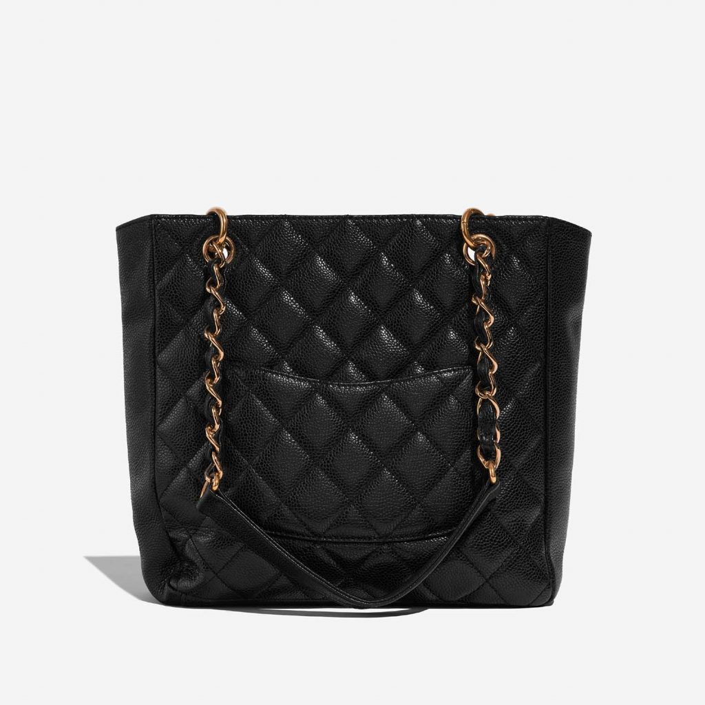 Chanel Shopping Tote PST Caviar Black | SACLÀB