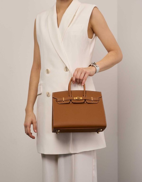 Hermès Birkin 25 Epsom Gold | SACLÀB