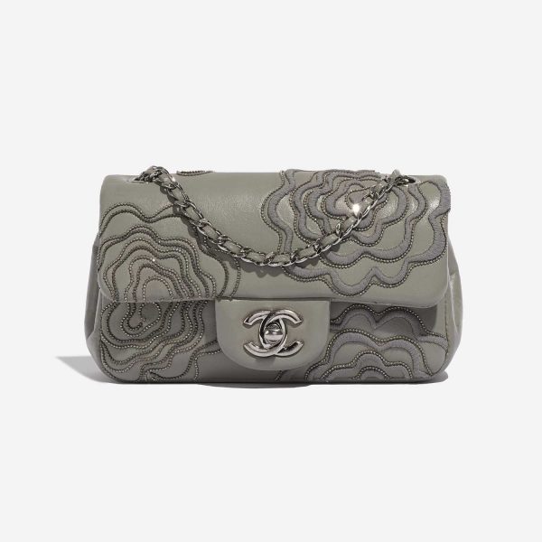 Chanel Timeless Extra Mini Lamb Light Grey | SACLÀB
