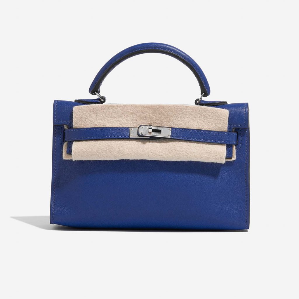 Hermès Kelly Micro Swift Blue Electrique | SACLÀB