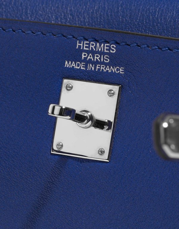 Hermès Kelly Micro Swift Blue Electrique | SACLÀB