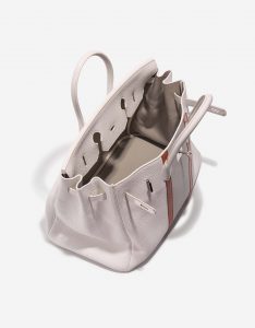 Hermès Birkin Club 35 Clemence / Lizard White / Gris / Perle / Sanguine ...