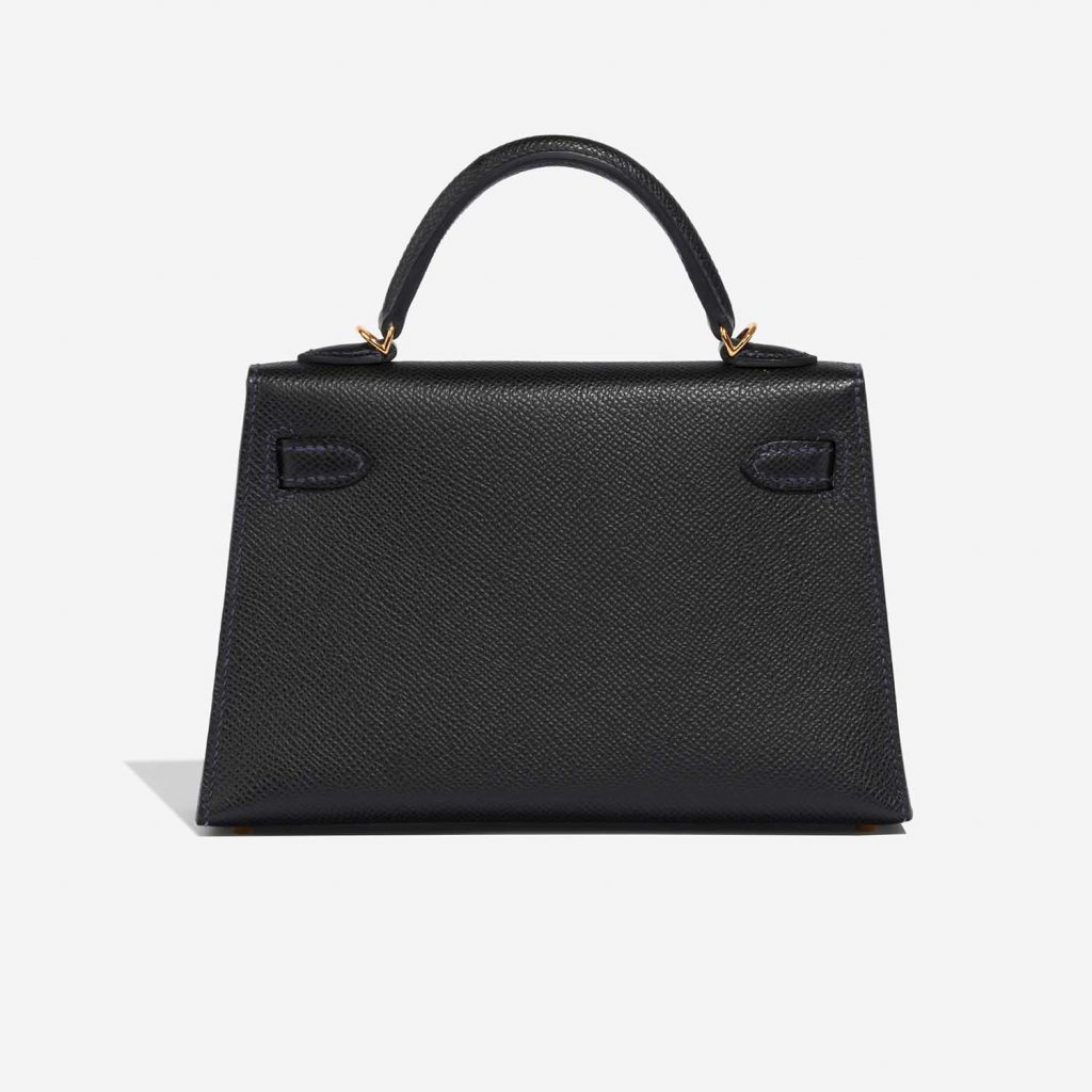 Hermès Kelly HSS Mini Epsom Black / Blue Indigo | SACLÀB