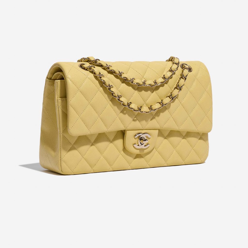 Chanel Timeless Medium Caviar Pastel Yellow | SACLÀB