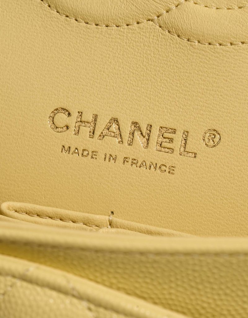 Chanel Timeless Medium Caviar Pastel Yellow | SACLÀB