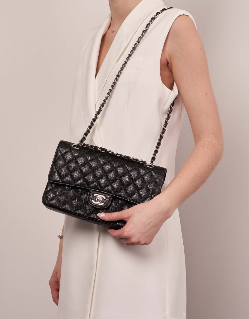 Chanel Timeless Medium Caviar Black | SACLÀB