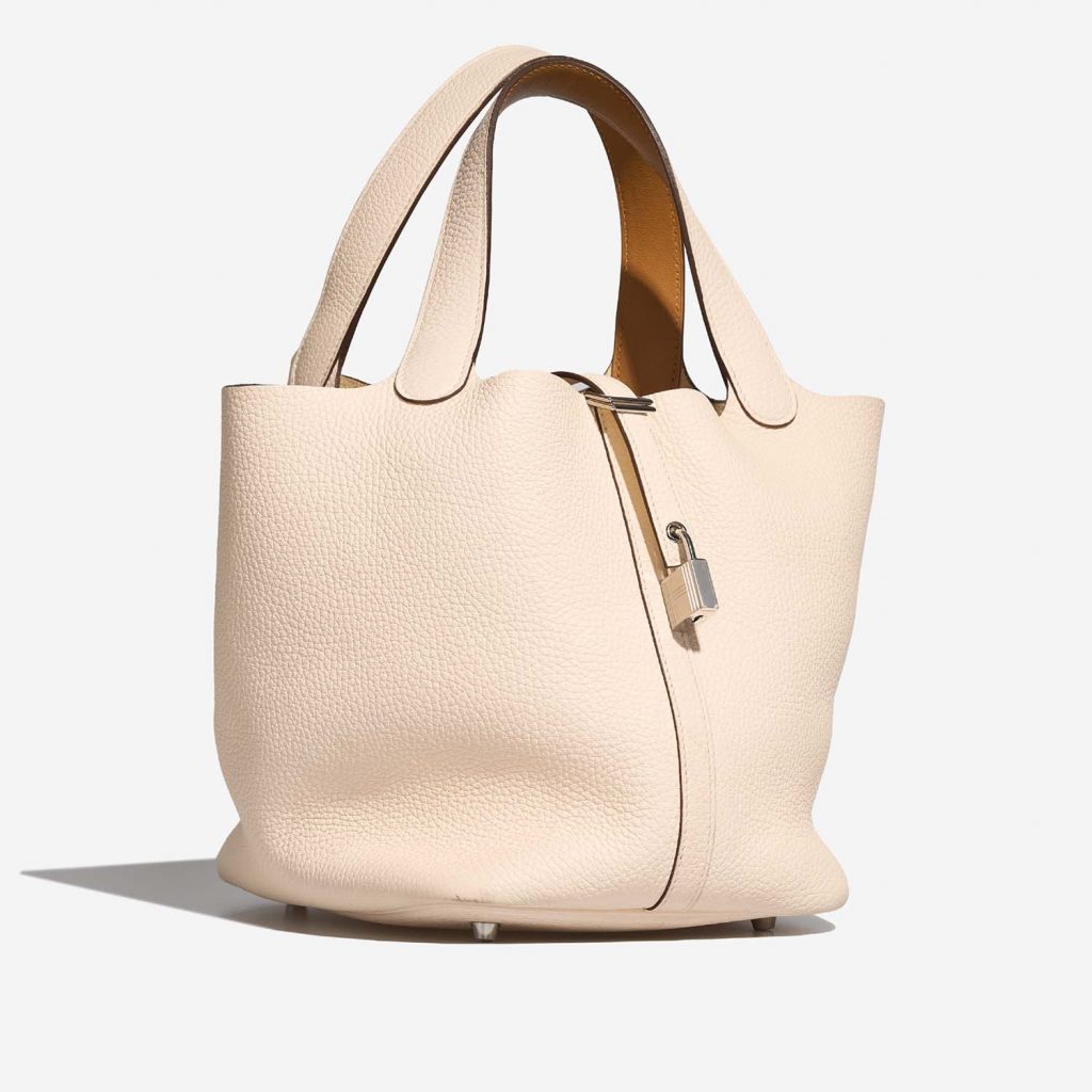 Hermès Picotin 22 Taurillon Clemence Nata / Sesame | SACLÀB