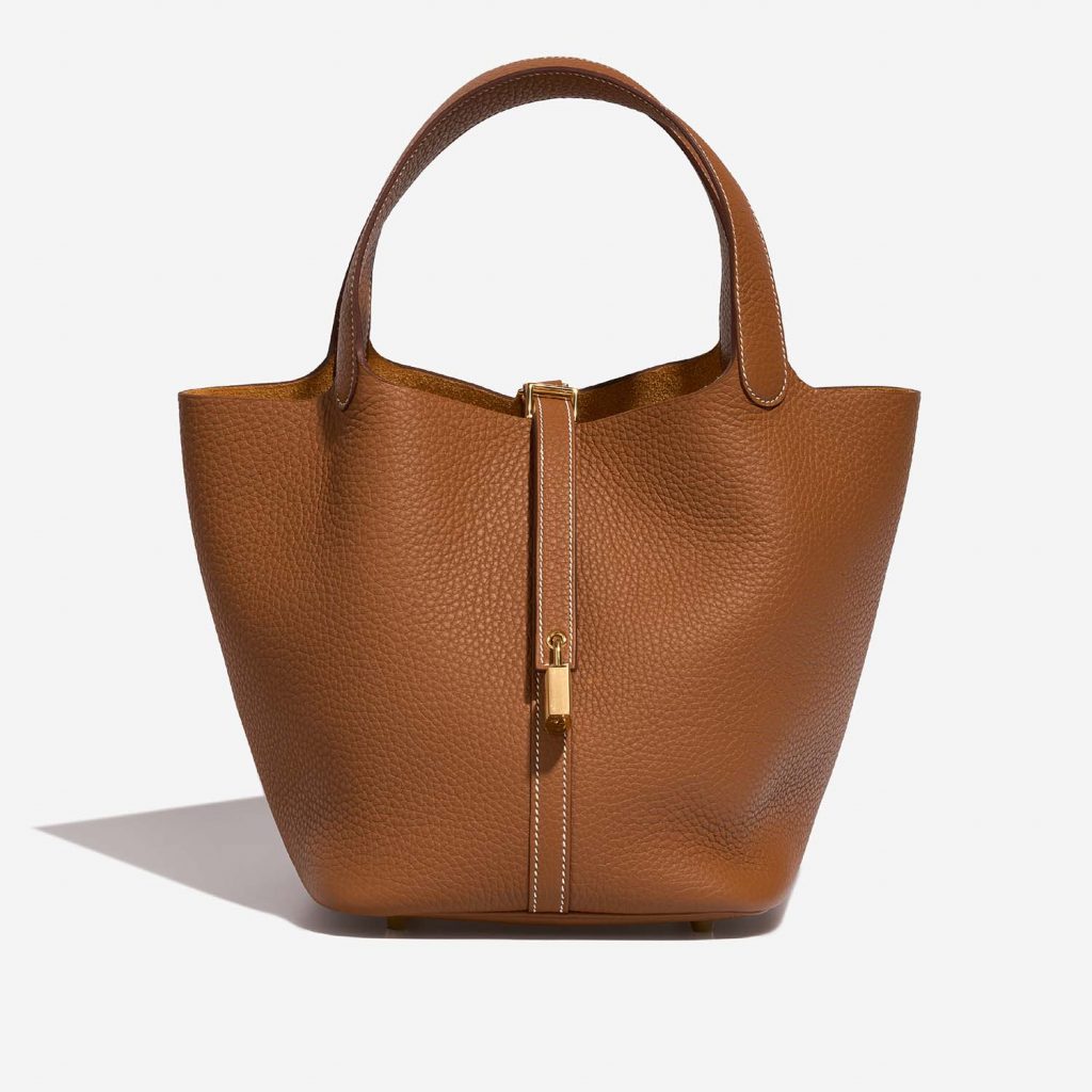 Hermès Picotin 22 Taurillon Clemence Gold | SACLÀB