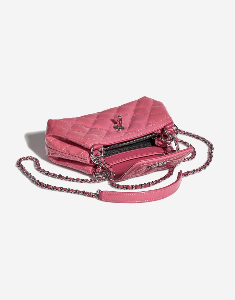 Chanel Flap Bag Small Patent Pink | SACLÀB
