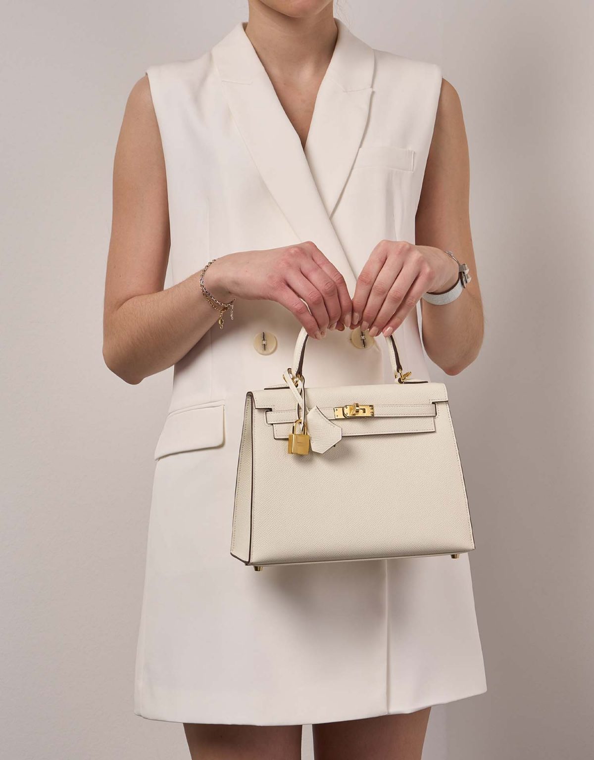 Hermès Kelly 25 Epsom Nata | SACLÀB