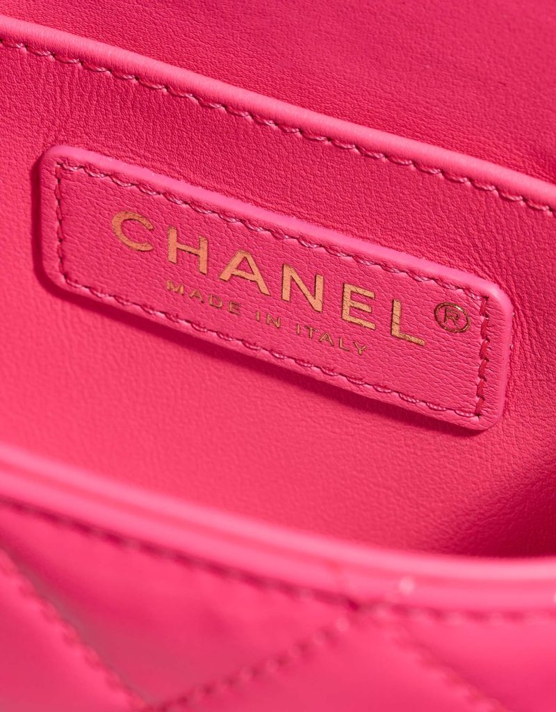 Chanel Vanity Small Patent Neon Pink | SACLÀB
