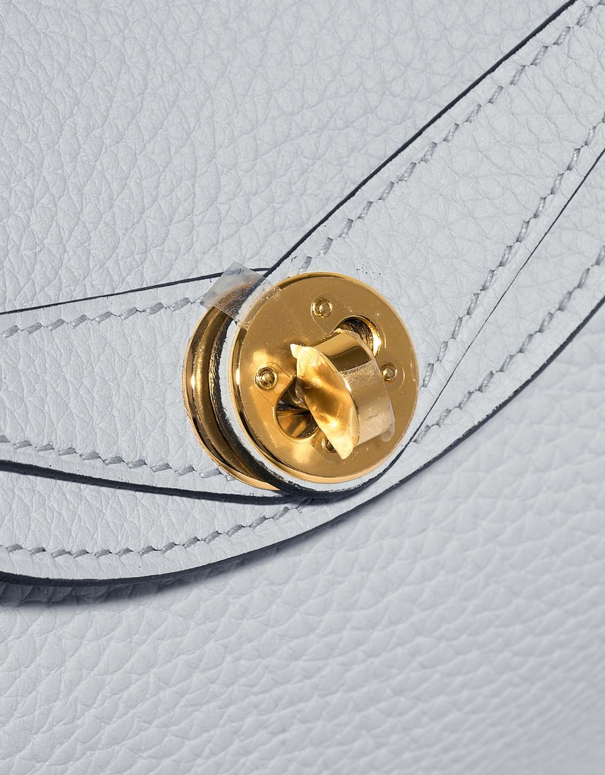 Hermès Lindy Mini Taurillon Clemence Blue Pale | SACLÀB