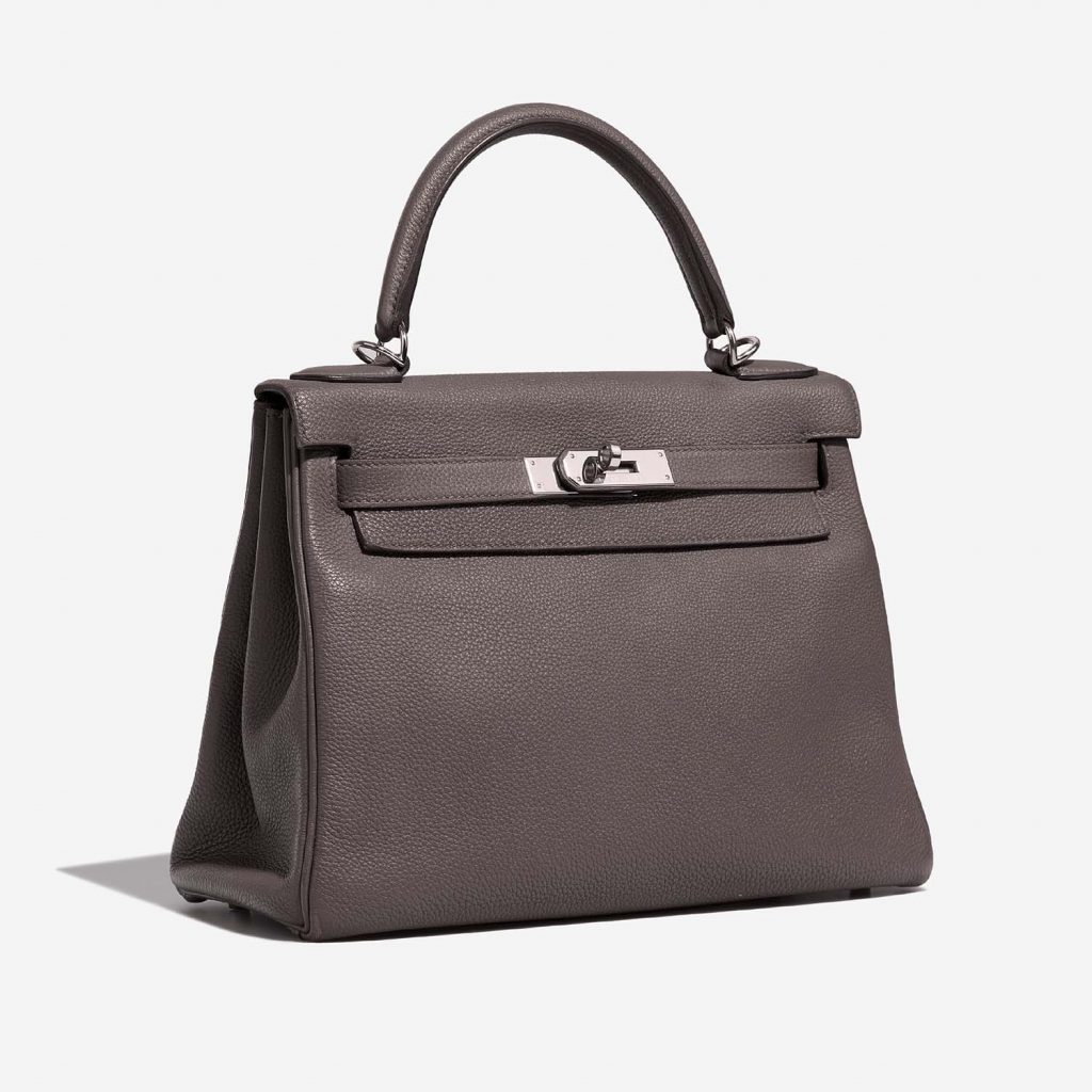 Hermès Kelly 28 Evercolor Etain | SACLÀB