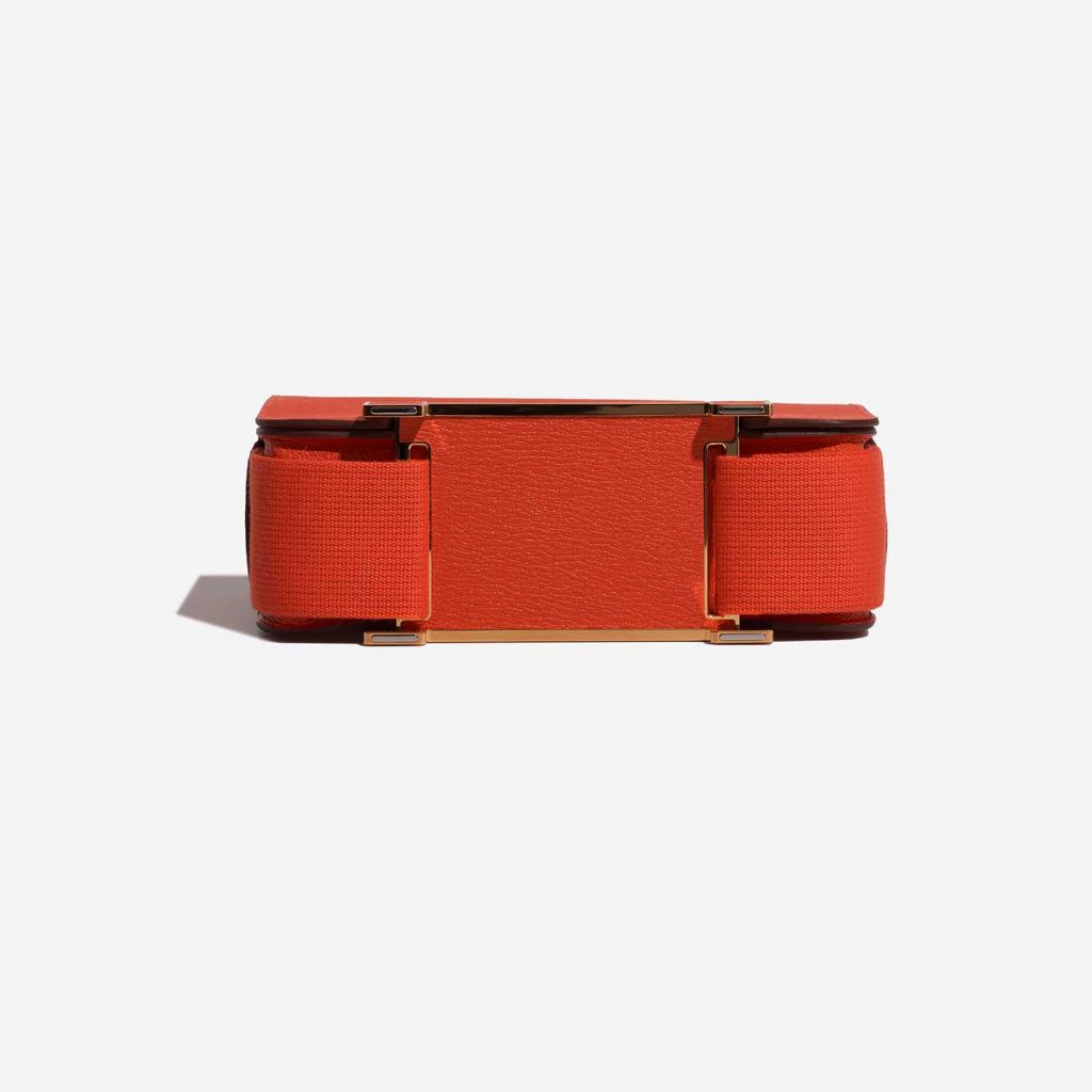 Hermès Geta Chèvre Mysore Capucine | SACLÀB