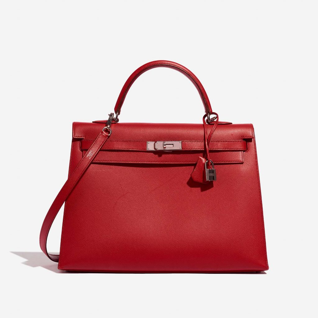 Hermès Kelly 35 Epsom Rouge Casaque | SACLÀB