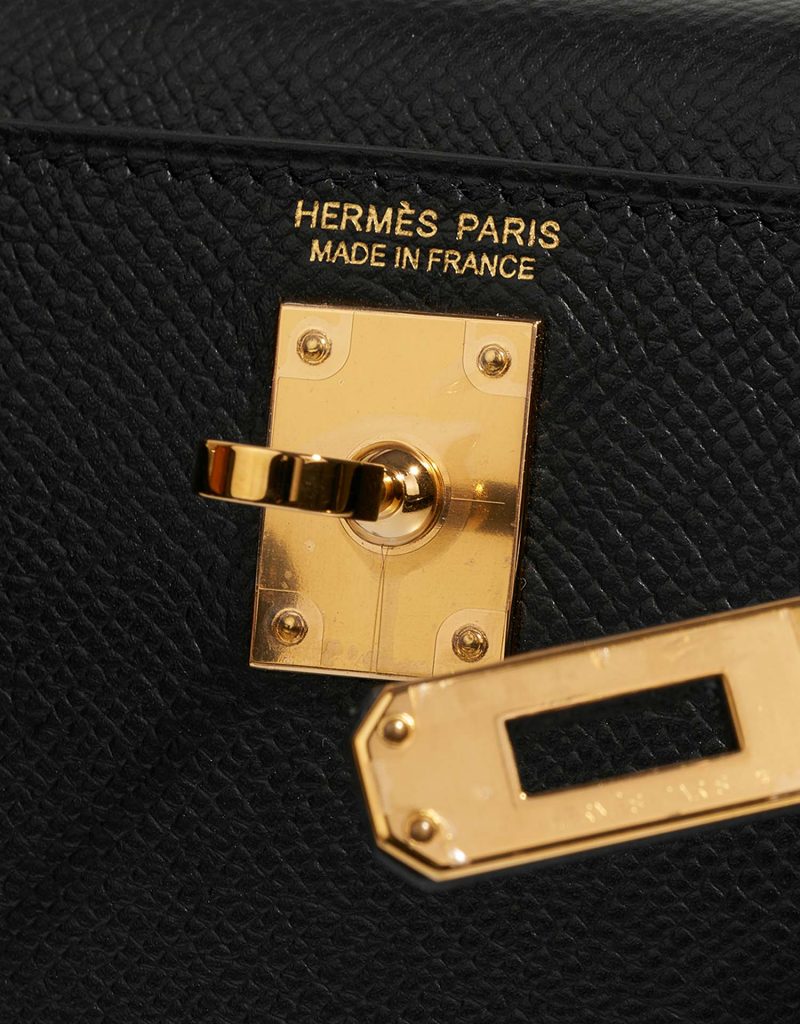 Hermès Kelly Mini Epsom Black | SACLÀB
