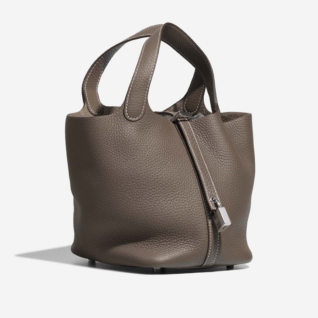 Hermès Picotin 18 Taurillon Clemence Etoupe | SACLÀB
