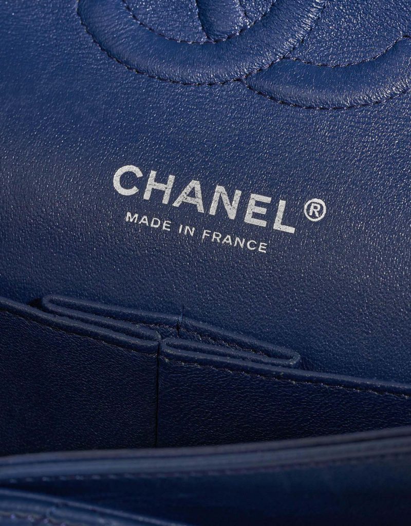 Chanel Timeless Medium Lamb Blue | SACLÀB