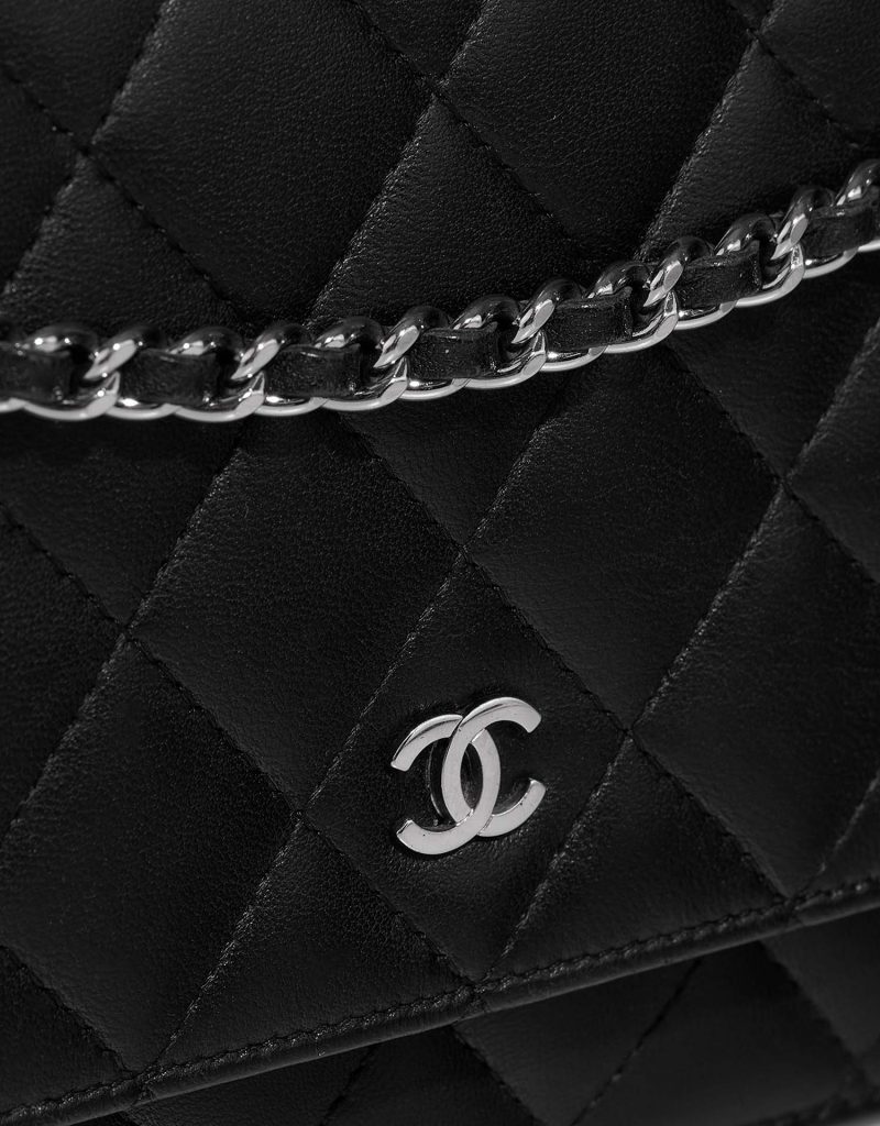 Chanel Timeless Wallet On Chain Lamb Black | SACLÀB