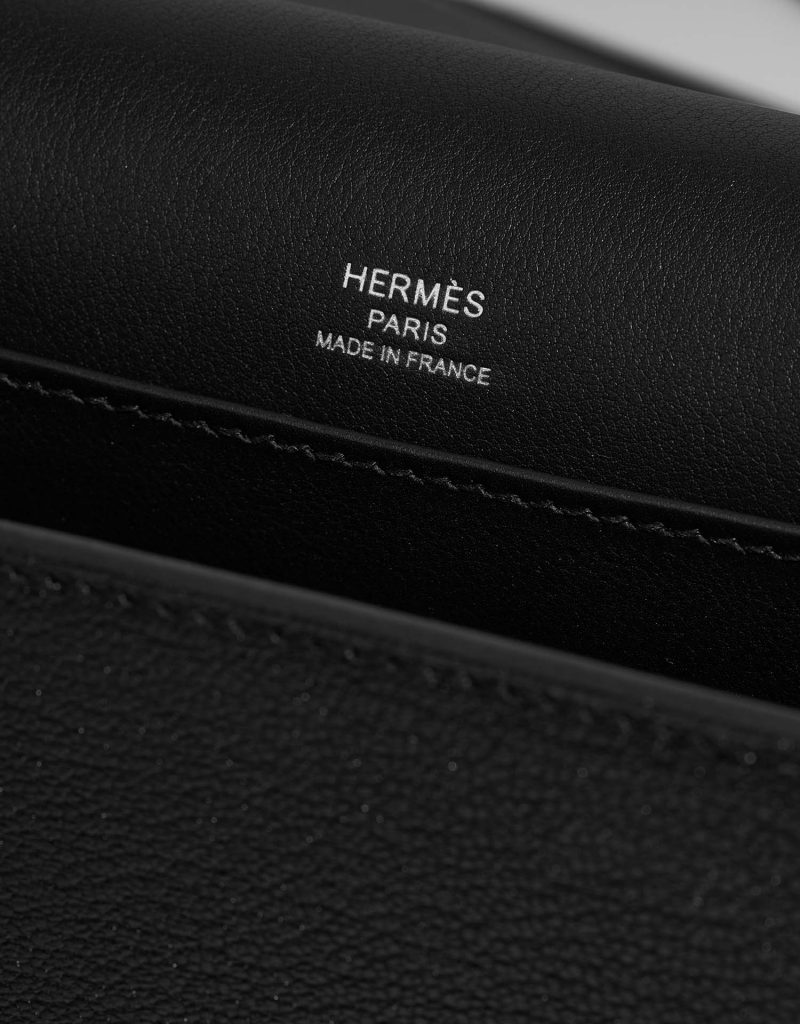 Hermès Geta Chevre Mysore Black | SACLÀB