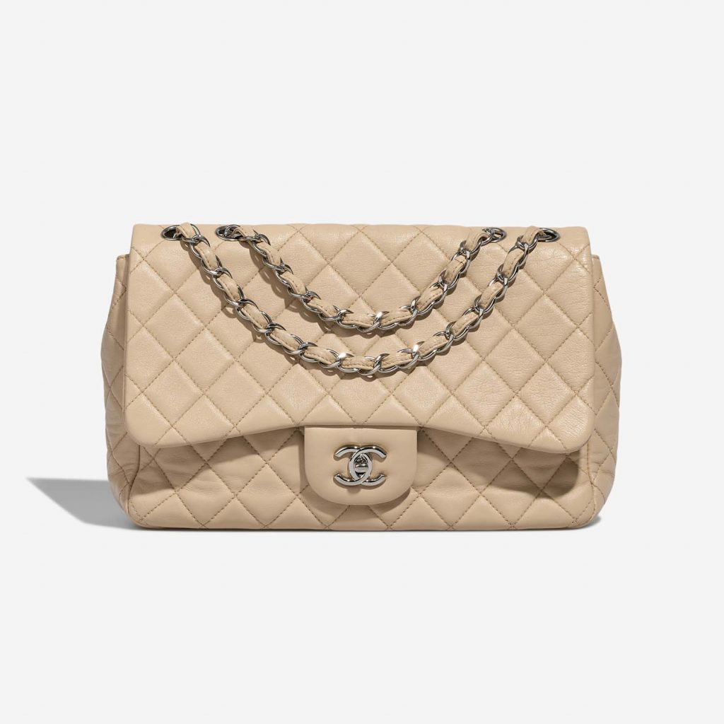 Chanel Timeless Jumbo Lamb Beige | SACLÀB
