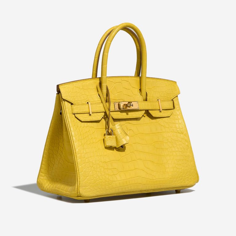 Hermès Birkin 30 Matte Alligator Mimosa | SACLÀB