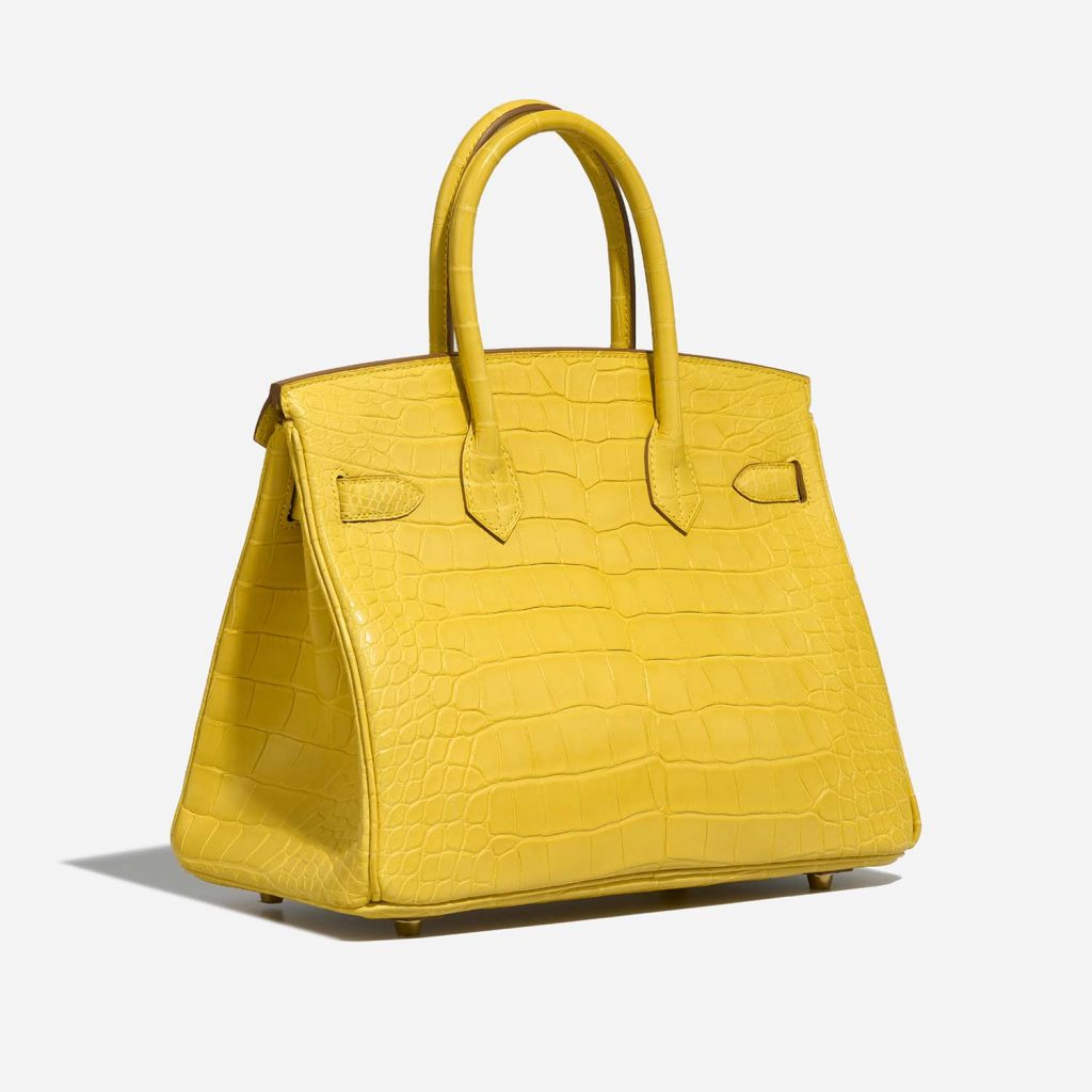 Hermès Birkin 30 Matte Alligator Mimosa | SACLÀB