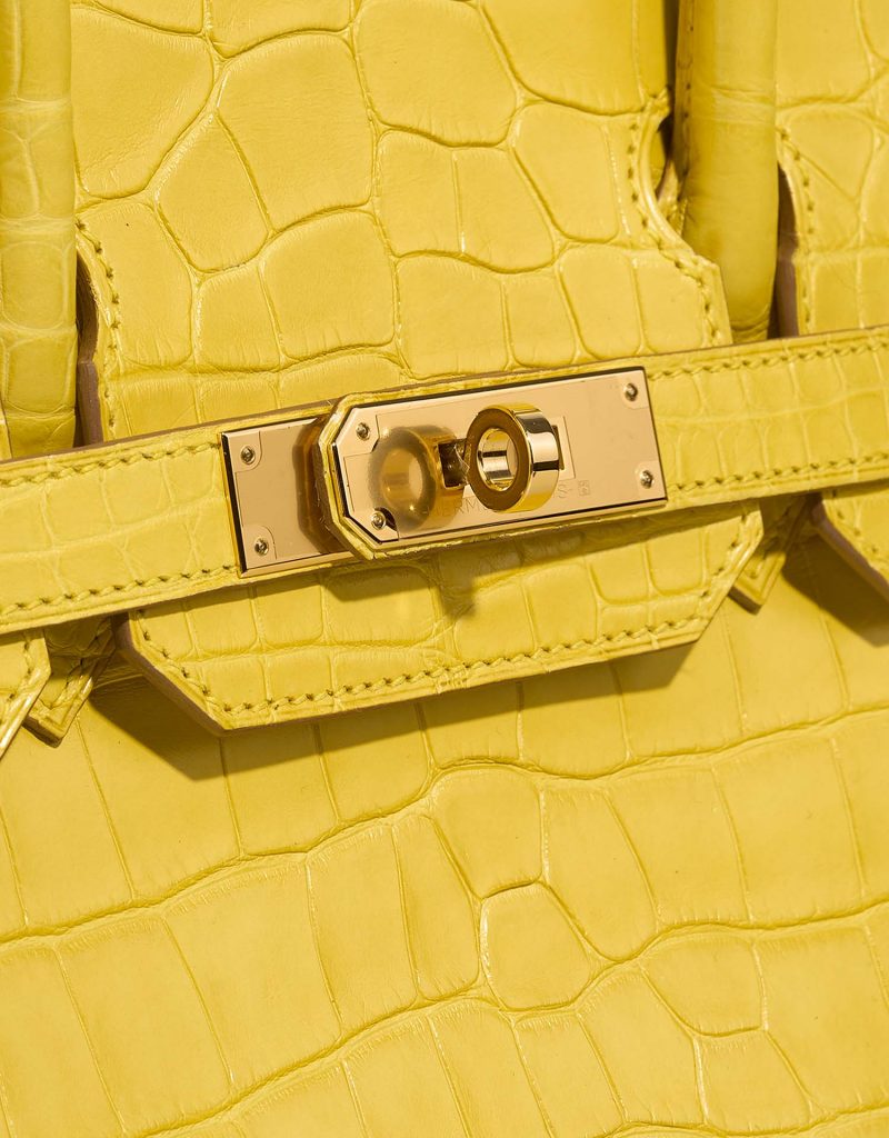 Hermès Birkin 30 Matte Alligator Mimosa | SACLÀB