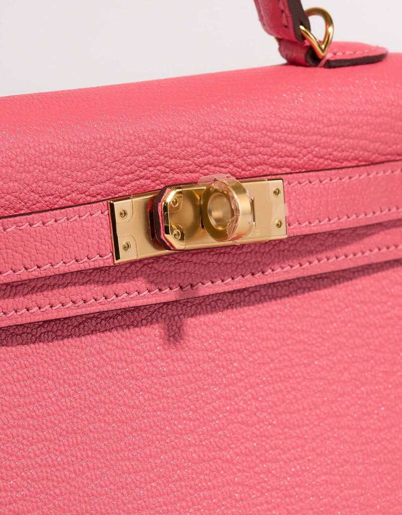 Hermès Kelly Mini Chevre Mysore Rose Azalee | SACLÀB